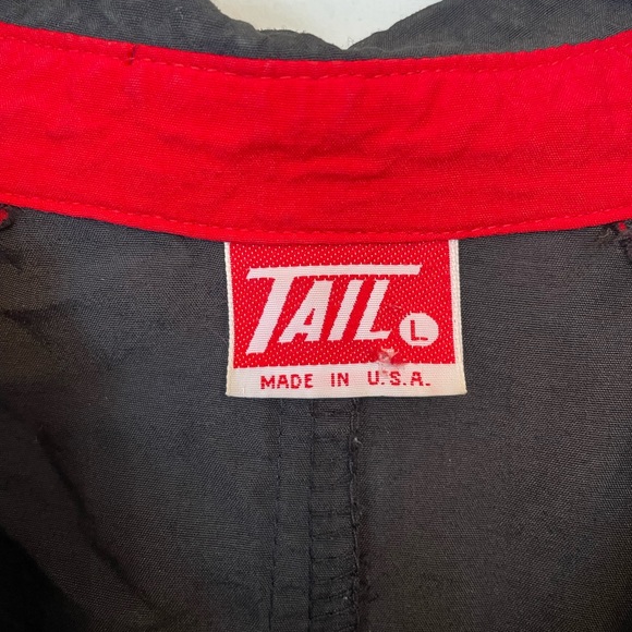 Tail | Jackets & Coats | Vintage Tail Jacket 9s Black And Red Zip Up ...